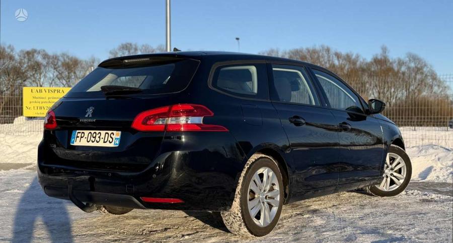 Black Peugeot 308 2020 in Taurage, with an engine capacity of 1.50 L and mileage of 189 thousand km for 5600 €, photo 16 on AUTOMOTO.COM.LV