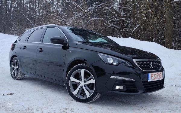Black Peugeot 308 2020 in Siauliai, with an engine capacity of 1.50 L and mileage of 231 thousand km for 7900 €, photo 1 on AUTOMOTO.COM.LV