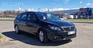Melns Peugeot 308 2020 Rīga, ar dzinēja tilpumu 1.50 L un nobraukumu 149 tūkst. km par 7400 €, foto  vietnē AUTOMOTO.COM.LV
