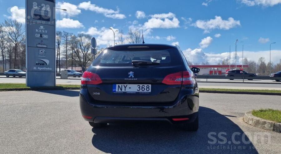 Melns Peugeot 308 2020 Rīga, ar dzinēja tilpumu 1.50 L un nobraukumu 149 tūkst. km par 7400 €, foto 6 vietnē AUTOMOTO.COM.LV