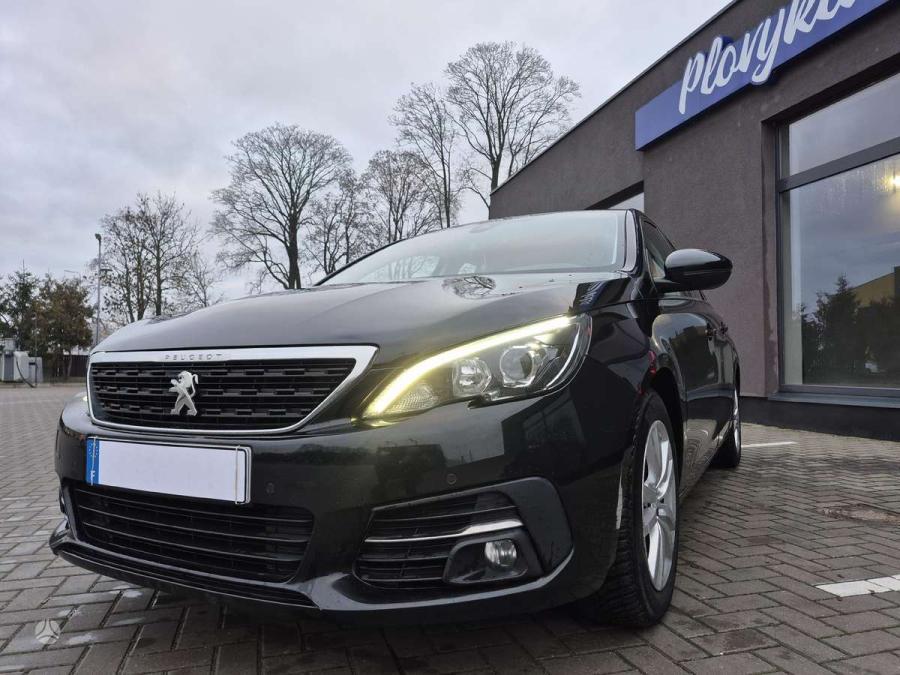 Black Peugeot 308 2021 in Taurage, with an engine capacity of 1.50 L and mileage of 182 thousand km for 5999 €, photo 9 on AUTOMOTO.COM.LV