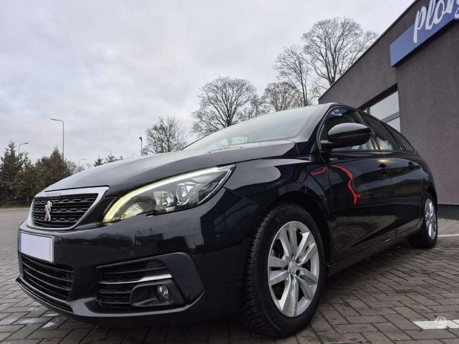 Black Peugeot 308 2021 in Taurage, with an engine capacity of 1.50 L and mileage of 182 thousand km for 5999 €, photo 10 on AUTOMOTO.COM.LV