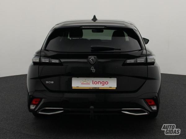 Black Peugeot 308 2022 in Vilnius, with an engine capacity of 1.50 L and mileage of 182 thousand km for 15399 €, photo 5 on AUTOMOTO.COM.LV