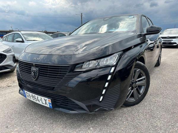 Black Peugeot 308 2022 in Vilnius, with an engine capacity of 1.50 L and mileage of 169 thousand km for 10190 €, photo 1 on AUTOMOTO.COM.LV