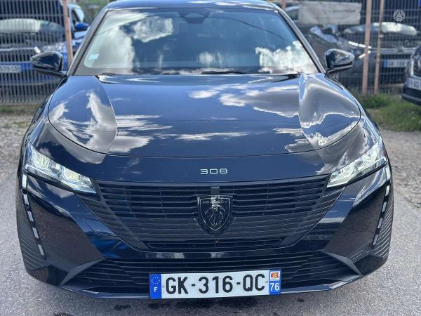 Black Peugeot 308 2022 in Vilnius, with an engine capacity of 1.20 L and mileage of 145 thousand km for 10042 €, photo 2 on AUTOMOTO.COM.LV