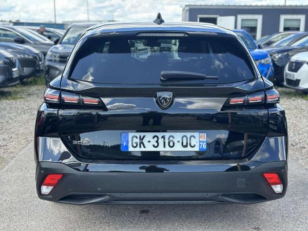 Black Peugeot 308 2022 in Vilnius, with an engine capacity of 1.20 L and mileage of 145 thousand km for 10042 €, photo 5 on AUTOMOTO.COM.LV