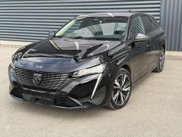 Melns Peugeot 308 2022 Tauragė, ar dzinēja tilpumu 1.50 L un nobraukumu 122 tūkst. km par 13200 €, foto 1 vietnē AUTOMOTO.COM.LV