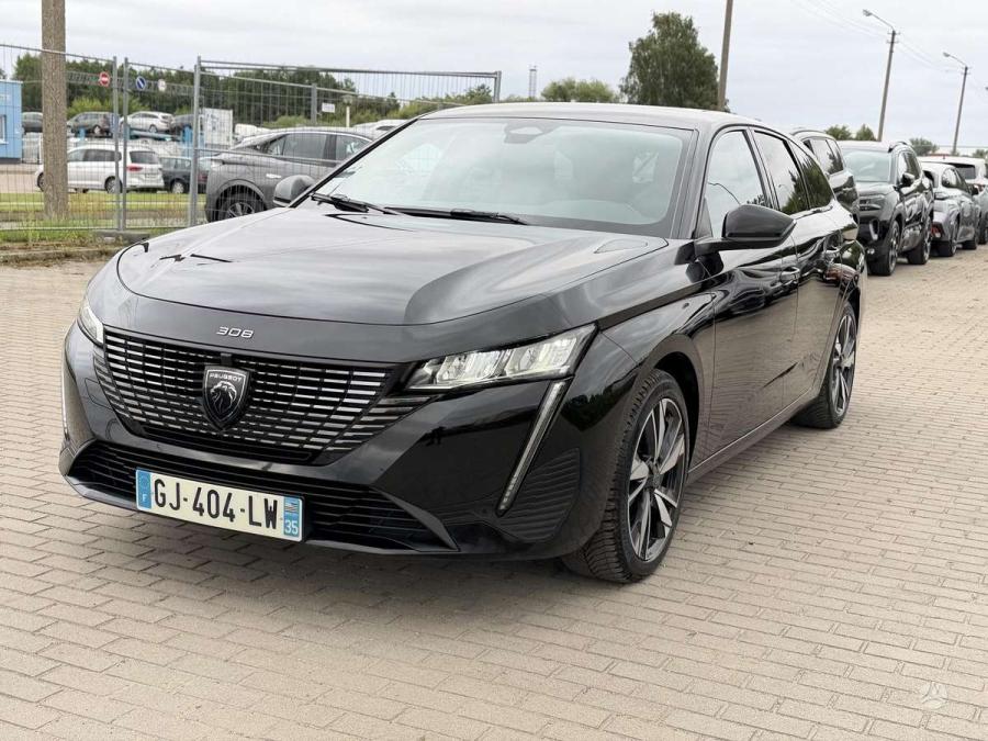 Melns Peugeot 308 2022 Marijampole, ar dzinēja tilpumu 1.20 L un nobraukumu 139 tūkst. km par 12947 €, foto 1 vietnē AUTOMOTO.COM.LV