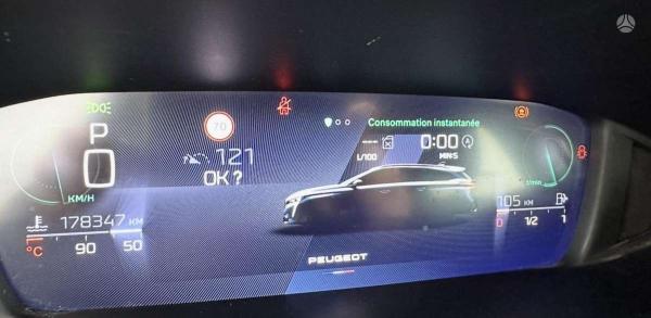 Melns Peugeot 308 2022 Viļņa, ar dzinēja tilpumu 1.50 L un nobraukumu 178 tūkst. km par 12099 €, foto 10 vietnē AUTOMOTO.COM.LV