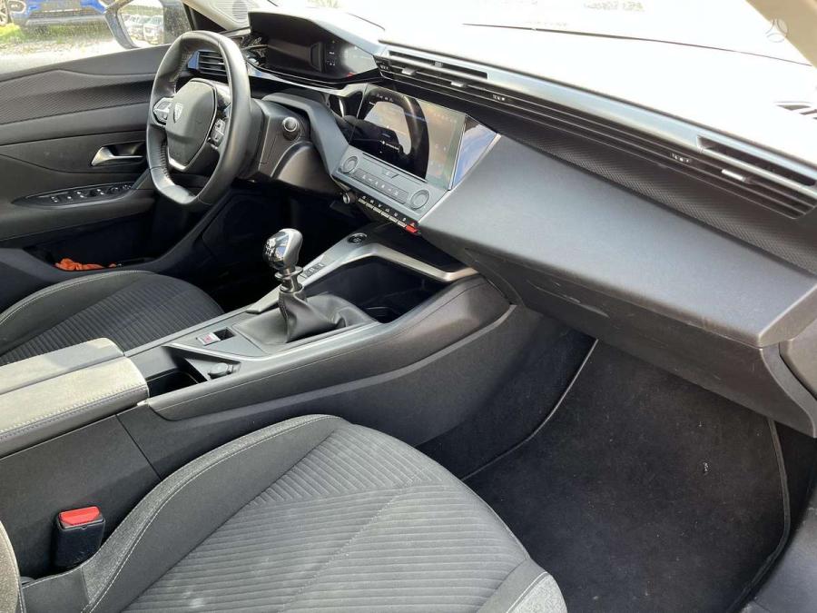 Black Peugeot 308 2022 in Vilnius, with an engine capacity of 1.20 L and mileage of 183 thousand km for 9317 €, photo 9 on AUTOMOTO.COM.LV