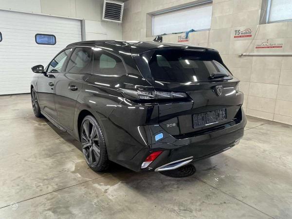 Black Peugeot 308 2022 in Marijampole, with an engine capacity of 1.20 L and mileage of 132 thousand km for 14514 €, photo 7 on AUTOMOTO.COM.LV
