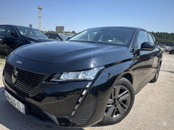 Black Peugeot 308 2023 in Vilnius, with an engine capacity of 1.20 L and mileage of 166 thousand km for 10647 €, photo 1 on AUTOMOTO.COM.LV