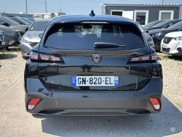 Black Peugeot 308 2023 in Vilnius, with an engine capacity of 1.20 L and mileage of 166 thousand km for 10647 €, photo 5 on AUTOMOTO.COM.LV