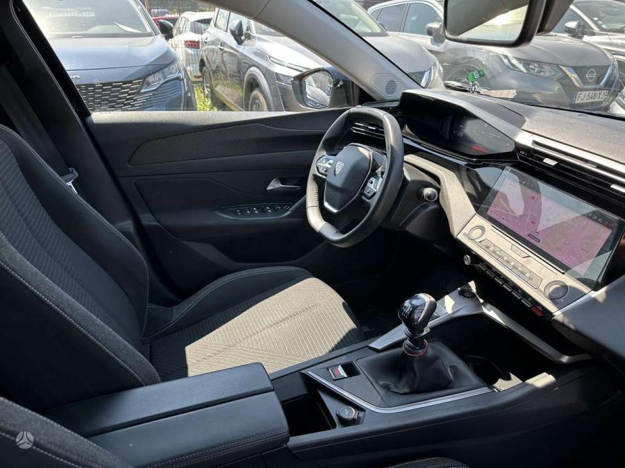 Black Peugeot 308 2023 in Vilnius, with an engine capacity of 1.20 L and mileage of 166 thousand km for 10647 €, photo 16 on AUTOMOTO.COM.LV