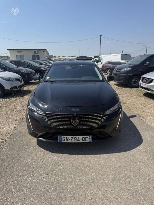 Black Peugeot 308 2023 in Vilnius, with an engine capacity of 1.50 L and mileage of 150 thousand km for 10770 €, photo 2 on AUTOMOTO.COM.LV