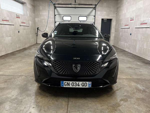 Black Peugeot 308 2023 in Marijampole, with an engine capacity of 1.20 L and mileage of 140 thousand km for 15488 €, photo 2 on AUTOMOTO.COM.LV
