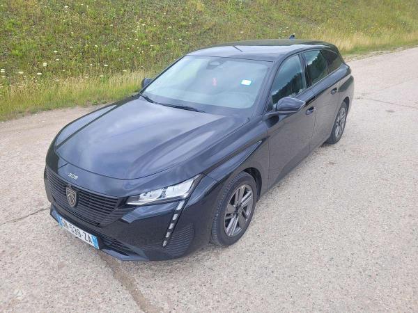 Black Peugeot 308 2023 in Vilnius, with an engine capacity of 1.20 L and mileage of 123 thousand km for 10648 €, photo 2 on AUTOMOTO.COM.LV
