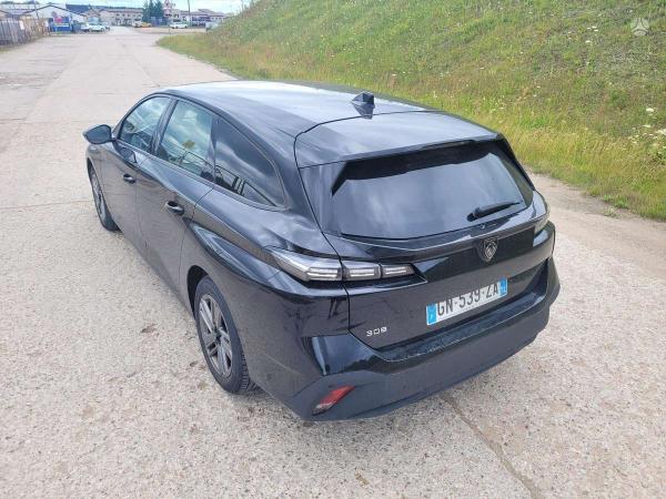 Black Peugeot 308 2023 in Vilnius, with an engine capacity of 1.20 L and mileage of 123 thousand km for 10648 €, photo 4 on AUTOMOTO.COM.LV