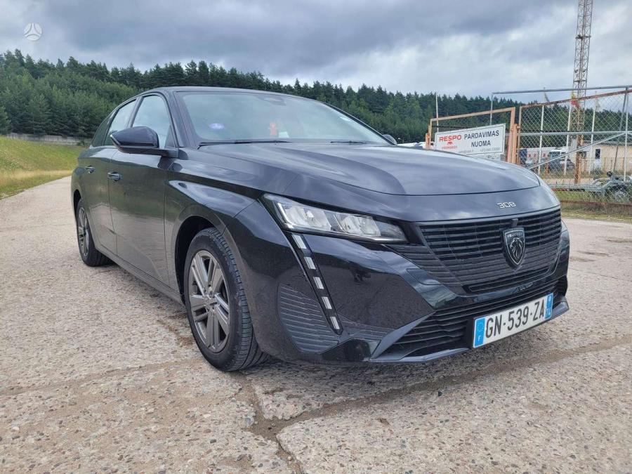 Melns Peugeot 308 2023 Viļņa, ar dzinēja tilpumu 1.20 L un nobraukumu 123 tūkst. km par 10648 €, foto 12 vietnē AUTOMOTO.COM.LV