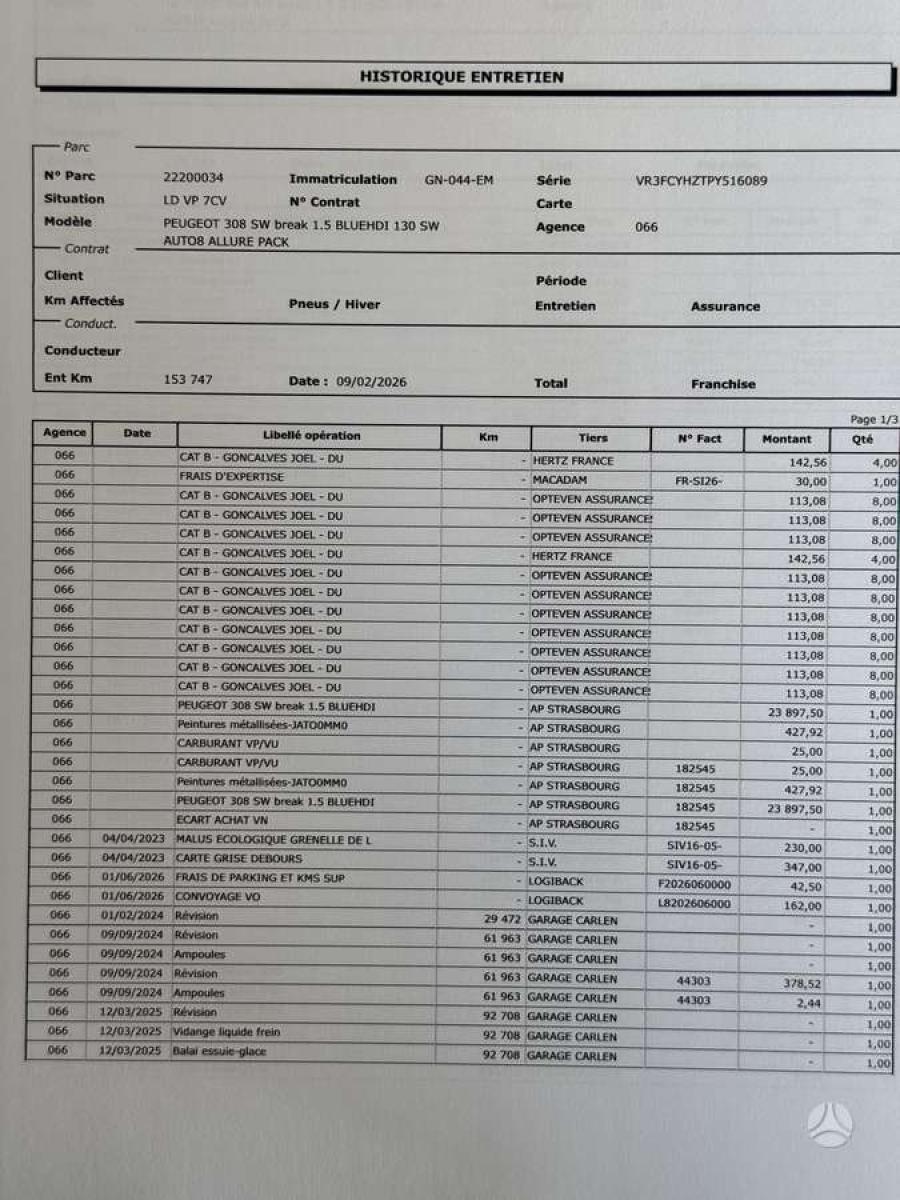 Melns Peugeot 308 2023 Marijampole, ar dzinēja tilpumu 1.50 L un nobraukumu 153 tūkst. km par 14514 €, foto 43 vietnē AUTOMOTO.COM.LV