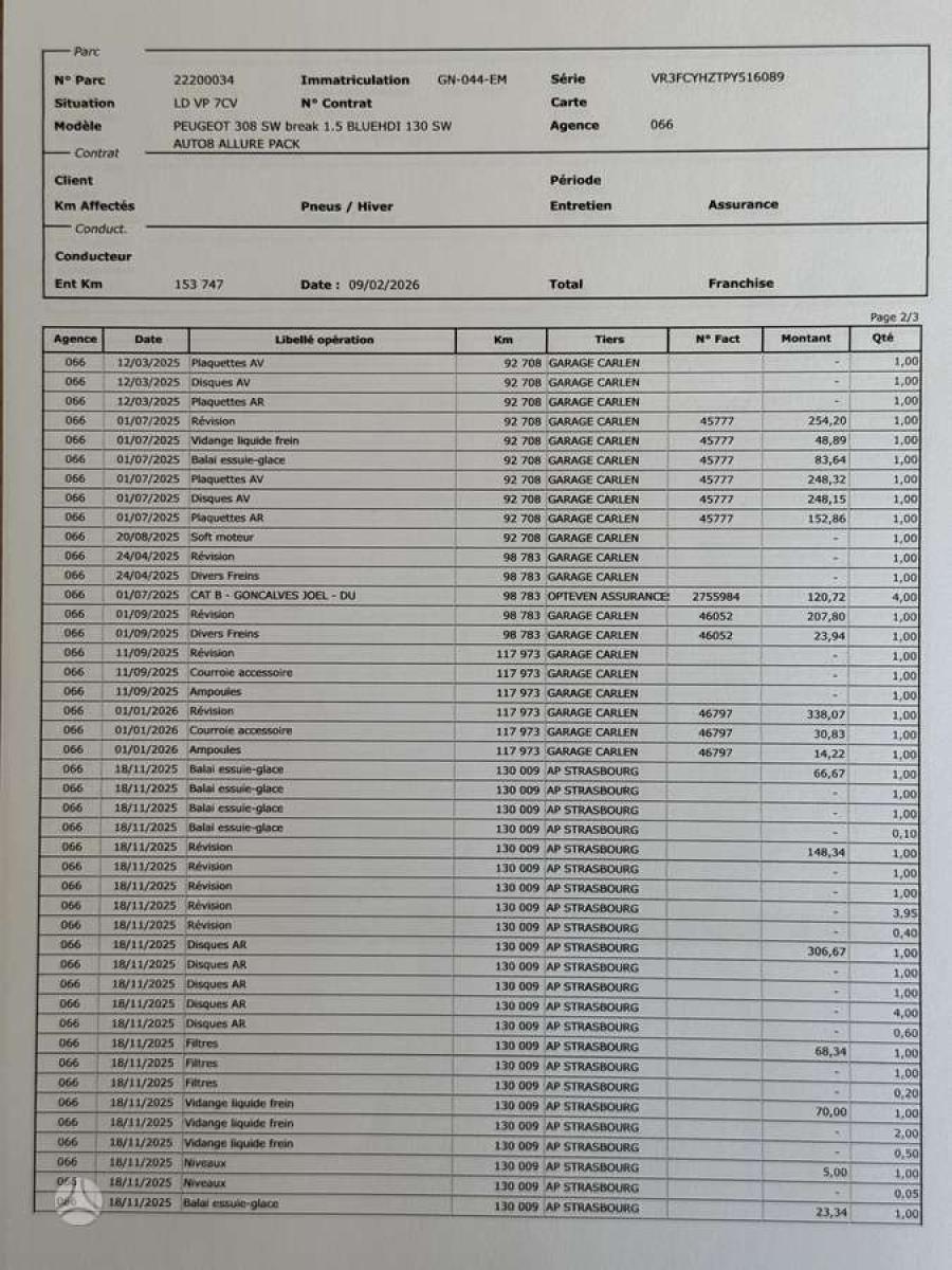 Melns Peugeot 308 2023 Marijampole, ar dzinēja tilpumu 1.50 L un nobraukumu 153 tūkst. km par 14514 €, foto 44 vietnē AUTOMOTO.COM.LV