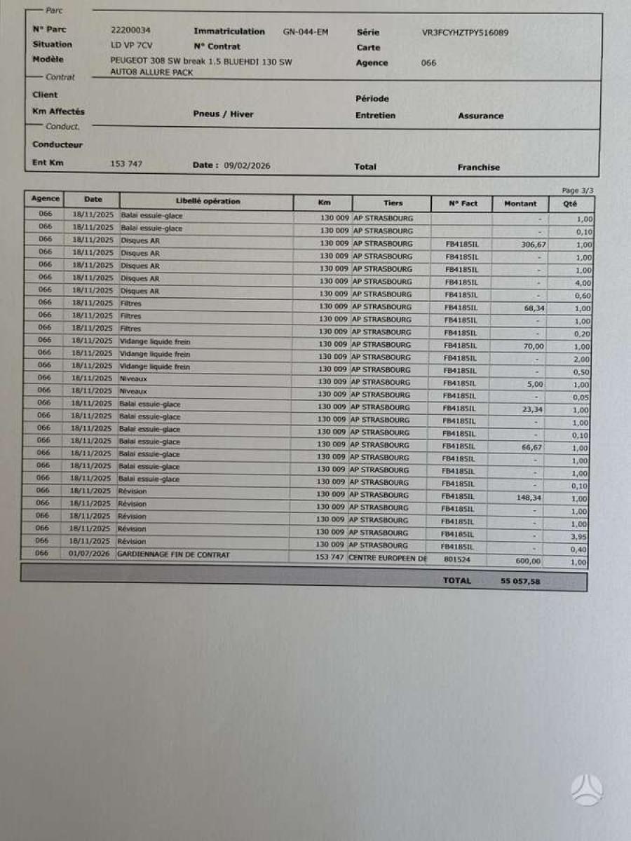 Melns Peugeot 308 2023 Marijampole, ar dzinēja tilpumu 1.50 L un nobraukumu 153 tūkst. km par 14514 €, foto 45 vietnē AUTOMOTO.COM.LV