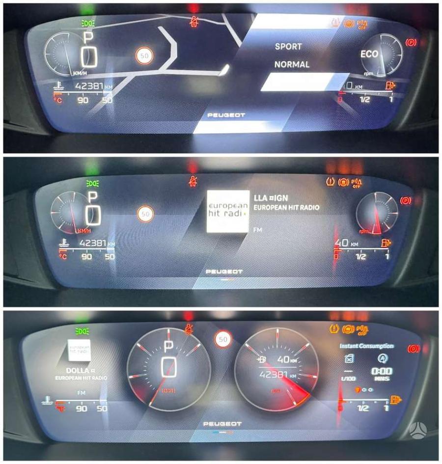 Melns Peugeot 308 2023 Kauņa, ar dzinēja tilpumu 1.20 L un nobraukumu 42 tūkst. km par 11900 €, foto 19 vietnē AUTOMOTO.COM.LV