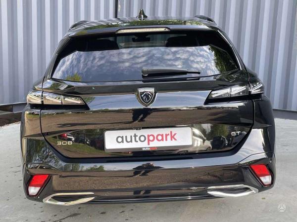 Black Peugeot 308 2023 in Vilnius, with an engine capacity of 1.20 L and mileage of 89 thousand km for 16900 €, photo 7 on AUTOMOTO.COM.LV