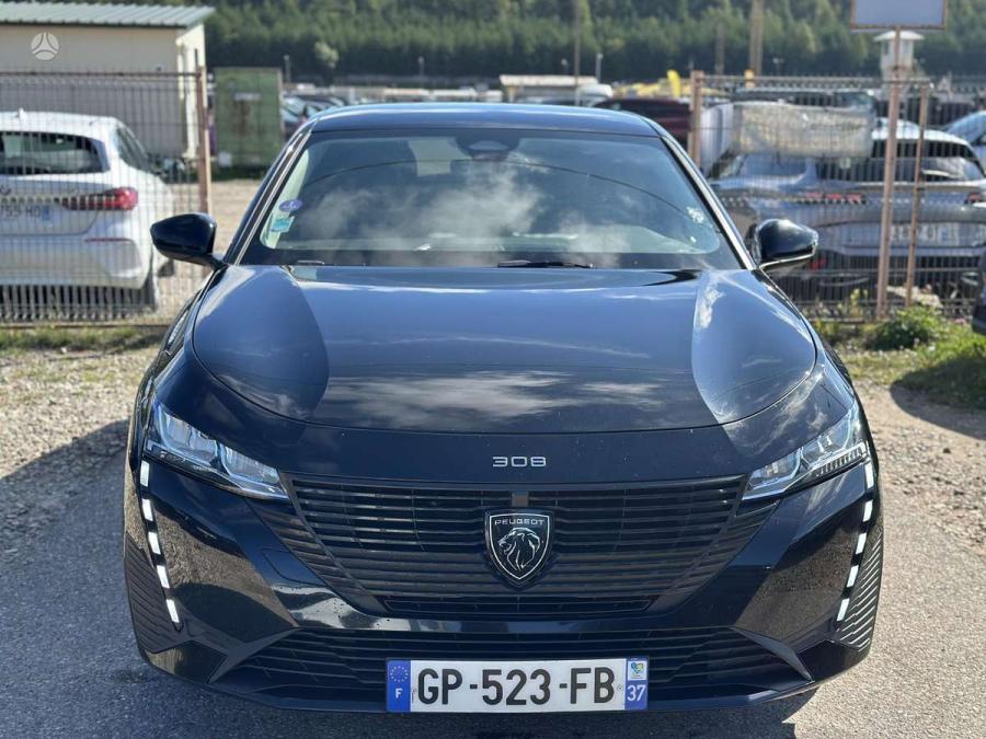 Melns Peugeot 308 2023 Viļņa, ar dzinēja tilpumu 1.20 L un nobraukumu 152 tūkst. km par 10042 €, foto 3 vietnē AUTOMOTO.COM.LV