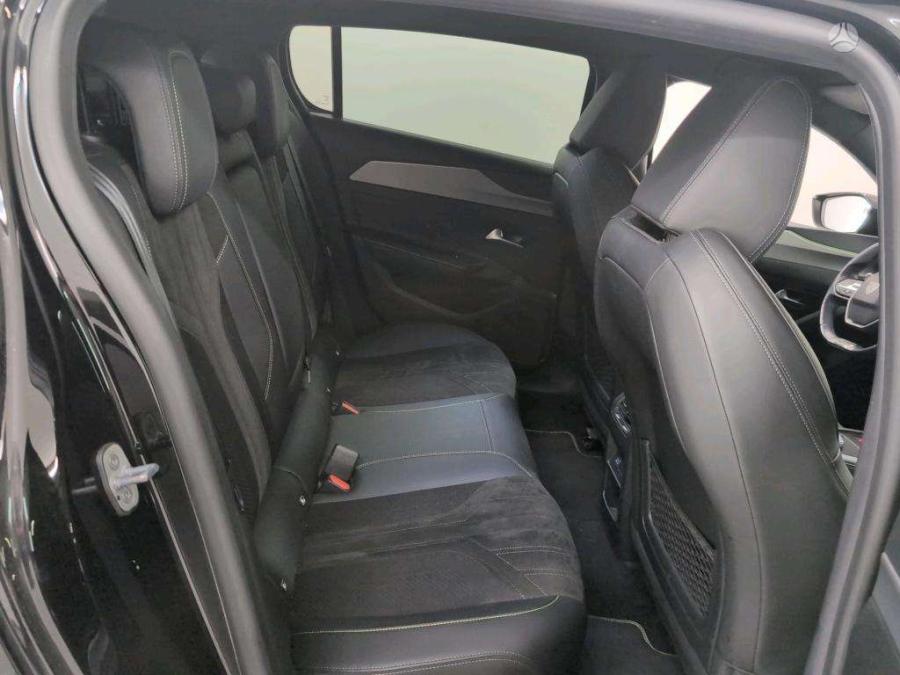 Black Peugeot 308 2023 in Vilnius, with an engine capacity of 1.20 L and mileage of 121 thousand km for 15718 €, photo 9 on AUTOMOTO.COM.LV