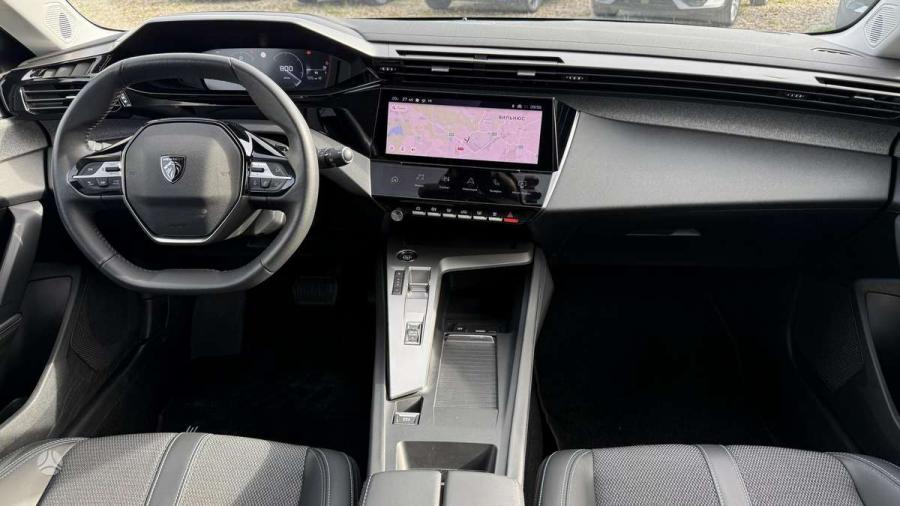 Black Peugeot 308 2023 in Vilnius, with an engine capacity of 1.20 L and mileage of 155 thousand km for 11979 €, photo 12 on AUTOMOTO.COM.LV