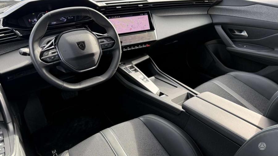 Black Peugeot 308 2023 in Vilnius, with an engine capacity of 1.20 L and mileage of 155 thousand km for 11979 €, photo 13 on AUTOMOTO.COM.LV
