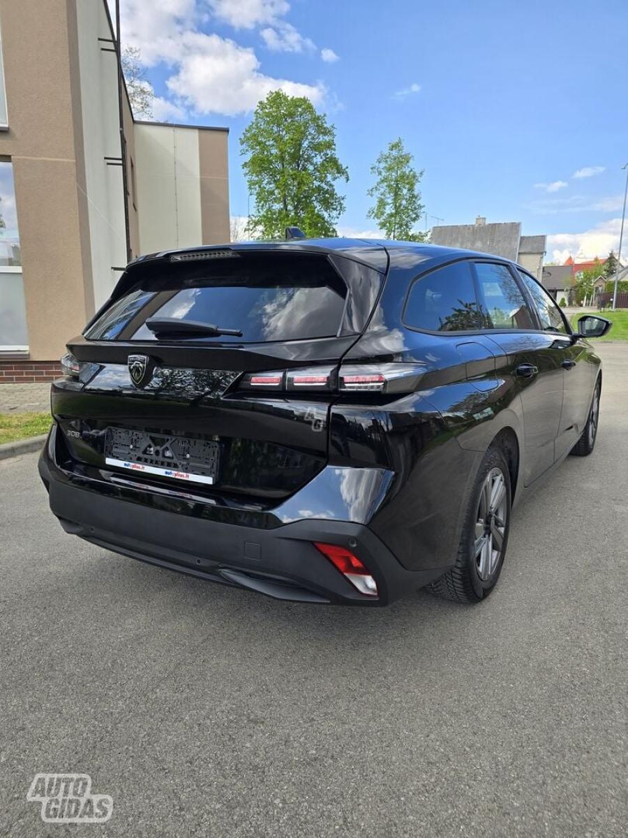 Melns Peugeot 308 2024 Raseiniai, ar dzinēja tilpumu 1.20 L un nobraukumu 14 tūkst. km par 15600 €, foto 13 vietnē AUTOMOTO.COM.LV