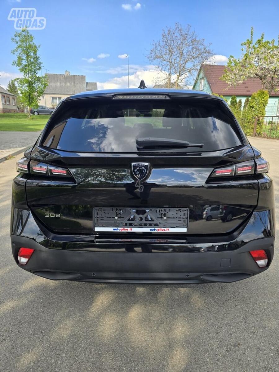 Melns Peugeot 308 2024 Raseiniai, ar dzinēja tilpumu 1.20 L un nobraukumu 14 tūkst. km par 15600 €, foto 14 vietnē AUTOMOTO.COM.LV