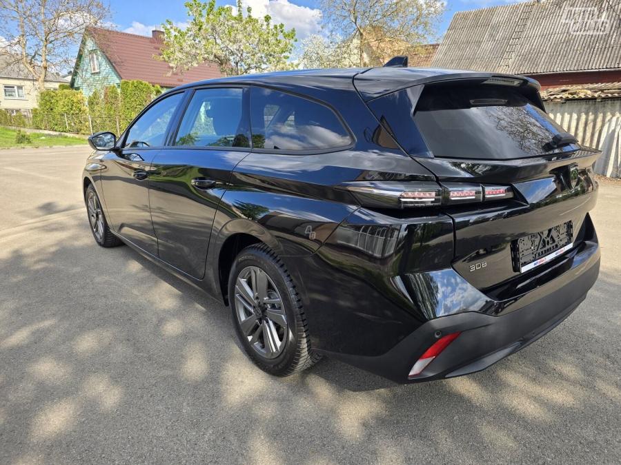 Melns Peugeot 308 2024 Raseiniai, ar dzinēja tilpumu 1.20 L un nobraukumu 14 tūkst. km par 15600 €, foto 15 vietnē AUTOMOTO.COM.LV