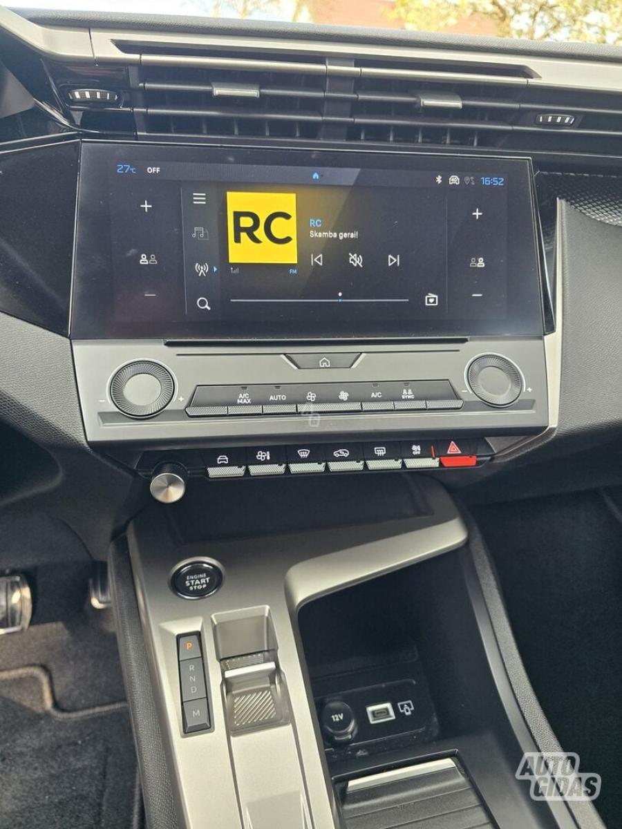 Melns Peugeot 308 2024 Raseiniai, ar dzinēja tilpumu 1.20 L un nobraukumu 14 tūkst. km par 15600 €, foto 18 vietnē AUTOMOTO.COM.LV