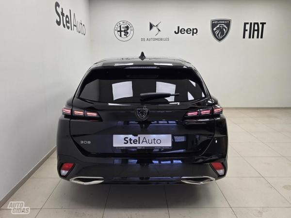Melns Peugeot 308 2025 Viļņa, ar dzinēja tilpumu 1.50 L un nobraukumu 5 tūkst. km par 19690 €, foto 6 vietnē AUTOMOTO.COM.LV