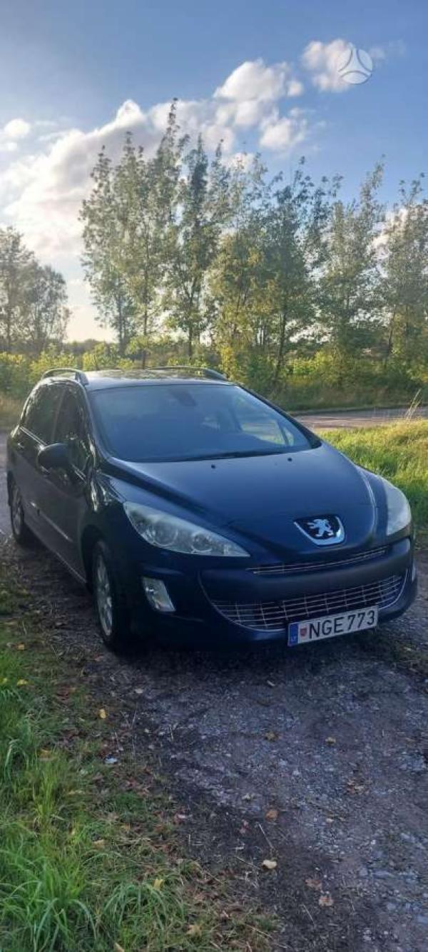 Blue Peugeot 308 2008 in Vilkaviskis, with an engine capacity of 1.56 L and mileage of 303 thousand km for 1100 €, photo 1 on AUTOMOTO.COM.LV