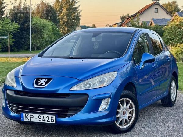 Blue Peugeot 308 2008 in Riga, with an engine capacity of 1.60 L and mileage of 268 thousand km for 1580 €, photo 4 on AUTOMOTO.COM.LV