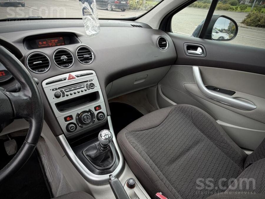 Blue Peugeot 308 2008 in Jelgava, with an engine capacity of 1.60 L and mileage of 0 thousand km for 2250 €, photo 18 on AUTOMOTO.COM.LV
