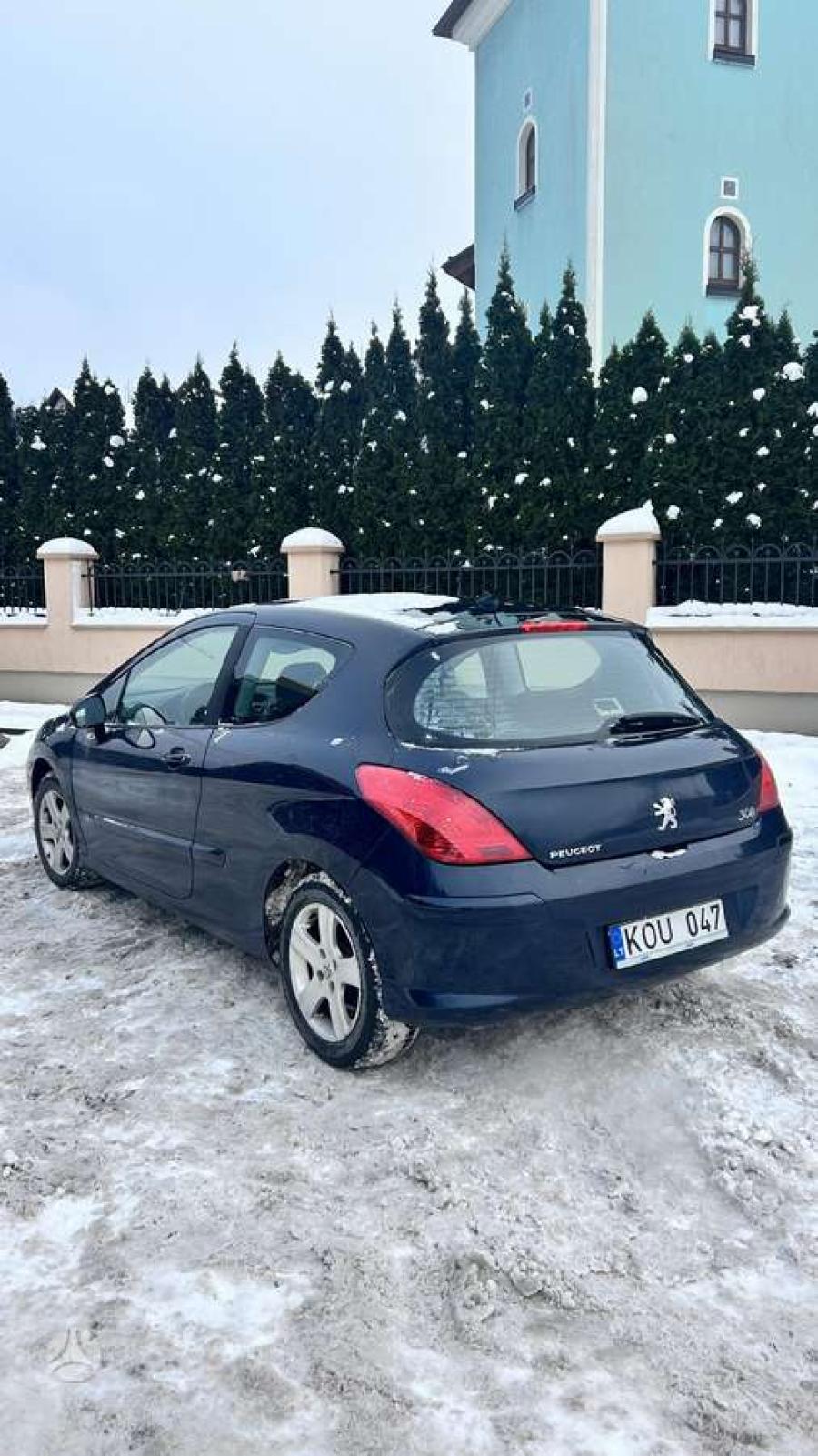 Blue Peugeot 308 2009 in Palanga, with an engine capacity of 1.40 L and mileage of 162 thousand km for 1600 €, photo 3 on AUTOMOTO.COM.LV
