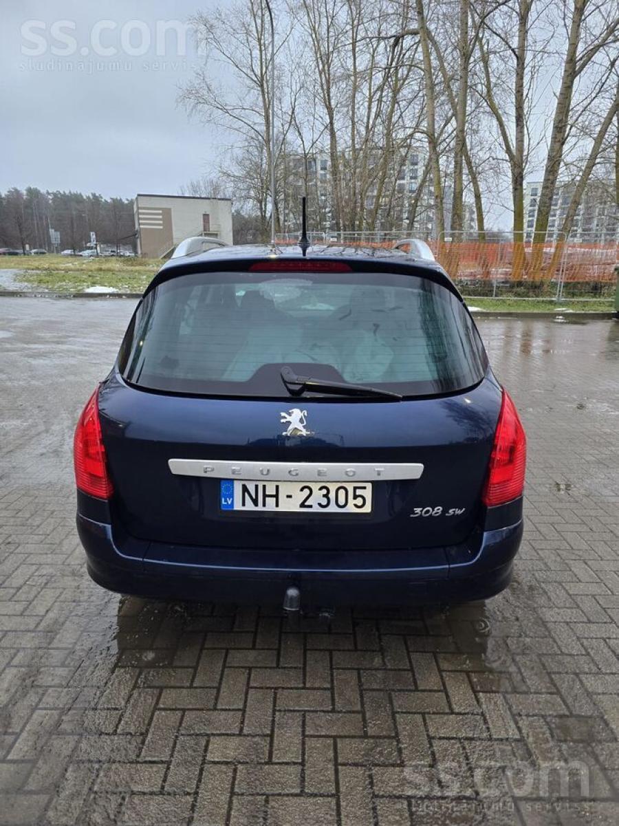 Zils Peugeot 308 2009 Preiļi, ar dzinēja tilpumu 1.60 L un nobraukumu 292 tūkst. km par 1950 €, foto 5 vietnē AUTOMOTO.COM.LV