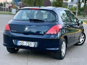 Blue Peugeot 308 2010 in Jelgava, with an engine capacity of 1.60 L and mileage of 194 thousand km for 1750 €, photo 4 on AUTOMOTO.COM.LV