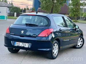 Blue Peugeot 308 2010 in Jelgava, with an engine capacity of 1.60 L and mileage of 194 thousand km for 1750 €, photo 7 on AUTOMOTO.COM.LV