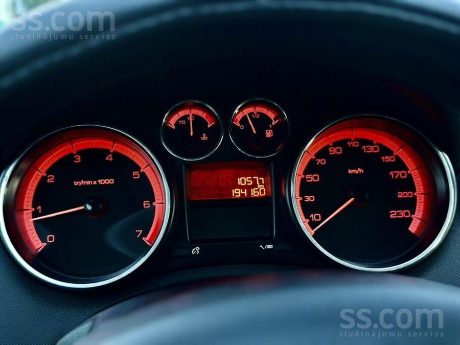 Blue Peugeot 308 2010 in Jelgava, with an engine capacity of 1.60 L and mileage of 194 thousand km for 1750 €, photo 18 on AUTOMOTO.COM.LV