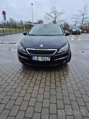 Blue Peugeot 308 2014 in Jelgava, with an engine capacity of 1.60 L and mileage of 128 thousand km for 7995 €, photo 3 on AUTOMOTO.COM.LV