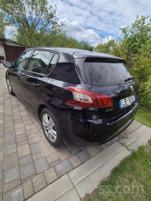 Blue Peugeot 308 2014 in Jelgava, with an engine capacity of 1.60 L and mileage of 129 thousand km for 5295 €, photo 3 on AUTOMOTO.COM.LV