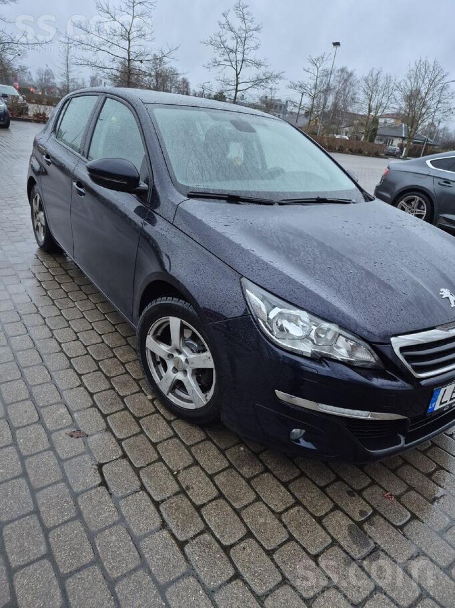 Blue Peugeot 308 2014 in Jelgava, with an engine capacity of 1.60 L and mileage of 129 thousand km for 5295 €, photo 11 on AUTOMOTO.COM.LV
