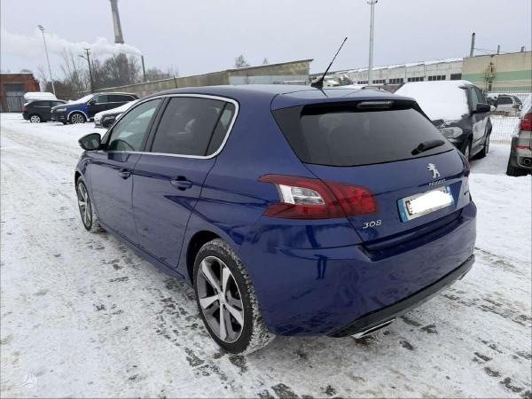 Blue Peugeot 308 2015 in Taurage, with an engine capacity of 1.20 L and mileage of 152 thousand km for 5500 €, photo 4 on AUTOMOTO.COM.LV