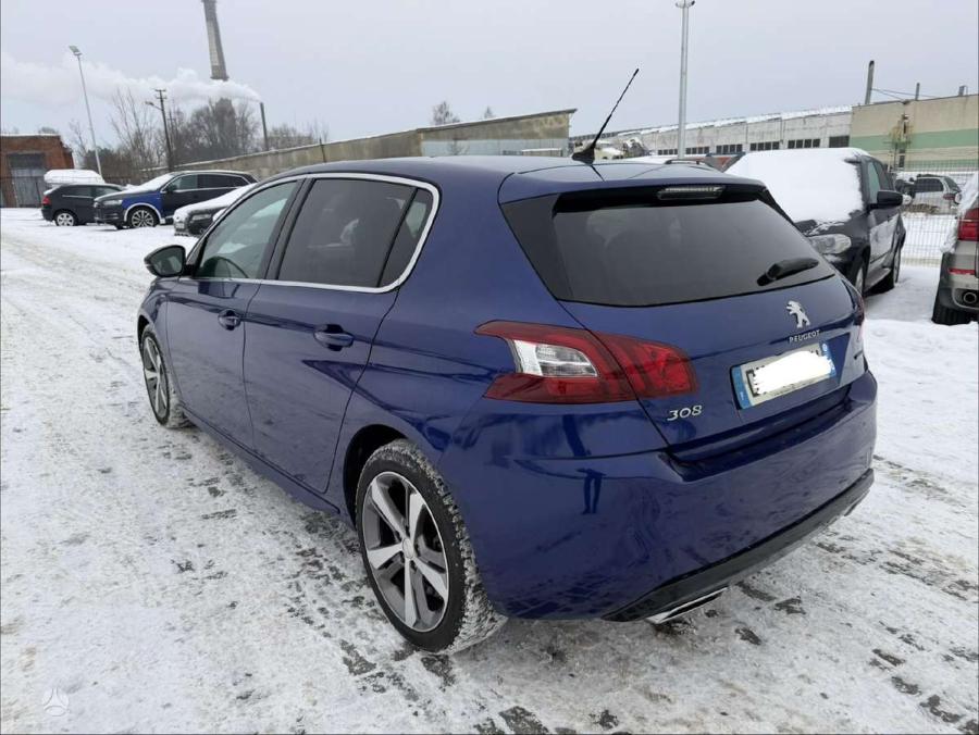 Zils Peugeot 308 2015 Tauragė, ar dzinēja tilpumu 1.20 L un nobraukumu 152 tūkst. km par 5500 €, foto 4 vietnē AUTOMOTO.COM.LV